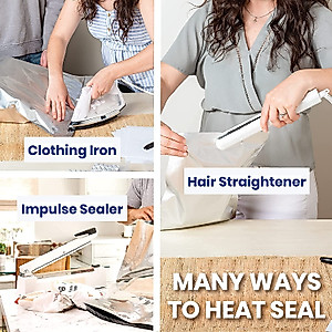 75 Wallaby Mylar Bags - 1 Gallon - Black (5 Mil - 10’’x14’’) + 60 Stand Up Mylar Bags (7.5 Mil-10’’x14’’) Bundle with Oxygen Absorbers and Labels - Heat Sealable, FDA Grade