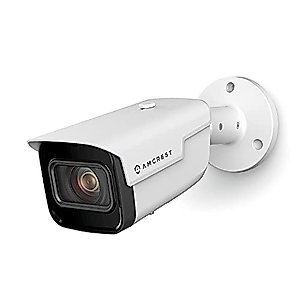 Amcrest 4K Optical Zoom AI IP PoE Camera, Varifocal 8MP Outdoor IP POE Camera Bullet, Face Detection, Human & Vehicle Detection, 2.7mm~13.5mm Lens, IP67, 5X Optical Zoom, (IP8M-VB2896EW-AI)