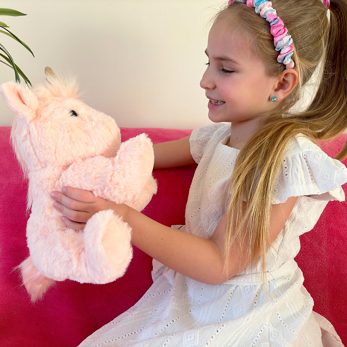 Laila and Lainey Unicorn Plush Stuffed Animal - Unicorn Gifts for Girls Ages 0 1 2 3 4 5 6 7 8 Years
