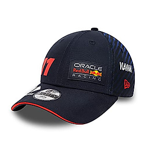 New Era Sergio Czech Perez Driver Cap Red Bull Racing F1 9Forty Adjustable for Kids, Navy blue, Talla única