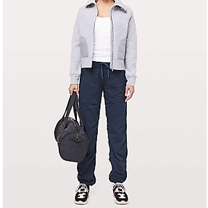 Lululemon Athletica Dance Studio Pant III Lined Sz 10 (True Navy)