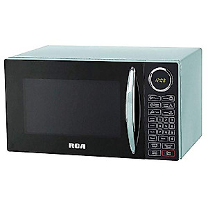 RCA RMW953-BLUE RMW953 0.9-Cubic Feet Microwave Oven with Oversized Display, Blue