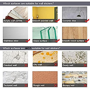 Planet Wall Decals Kids Room Large,Space Wall Stickers Boy Bedroom,Cute Educational Wall Decal Decors for Nursery,Daycare,Playroom,Boys Room,Girls Room,Classroom,School.