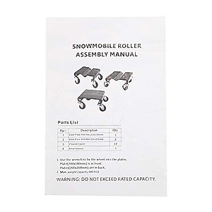 Parts-DIYER Auto Wheel Dolly Dollies Set of 3 Car Dollies, 1500lbs Capacity Car Tire Repair Tools, Moving Rollers Anti-Slip Movers Creepers, Black Body Hammers and Dollies