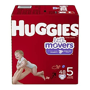 Huggies Little Movers Diapers, Size 5
