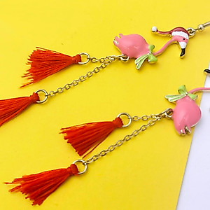 Christmas Drop Dangle Earrings Sets Long Jingle Bell Earrings For Women Xmas Jewelry Christmas Snowman Santa Claus Christmas Tree Flamingo Penguin Earrings