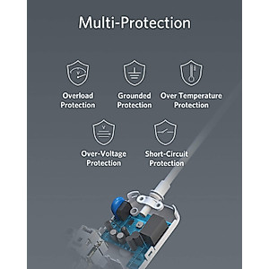 Anker USB C Power Strip with Power Delivery, 3 Outlets and 30W 3 USB (1 USB C, 2 USB A), PowerPort Strip PD 3 with 6ft Long Extension Cord, Flat Plug, for Home, Office, and Dorm Room