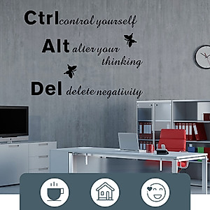 Chinco Inspirational Wall Sticker Quotes Motivational Wall Decals Vinyl Wall Quotes Stickers Peel and Stick Positive Sayings Wall Sticker Affirmation Wall Art for Home Office Living Room Bedroom decor