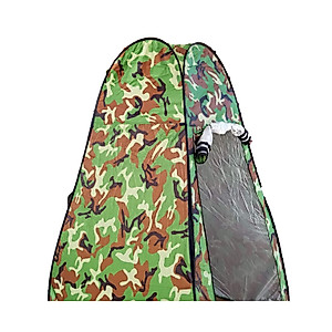 BookishBunny Camouflage Portable Camping Toilet Privacy Shower Changing Room Pop up Tent (Camo)