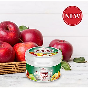 Scentsicles, Autumn n Apples,6 Oz Soy Blend Candle, 25 Hour Burn Time