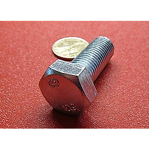 Class 10.9 Zinc Steel Hex Bolts FT M16 x 2 mm x 45 mm Long 5 pcs