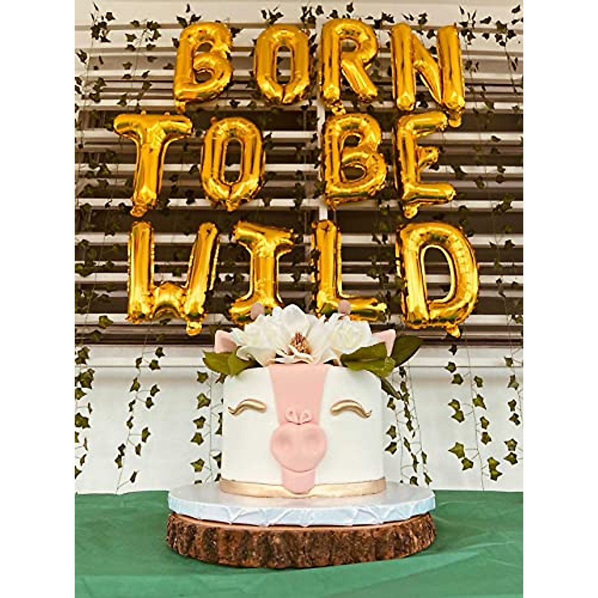 JeVenis Born To Be Wild Balloons Born To Be Wild Birthday Party Decoration Born to be Wild Banner Jungle Baby Shower Safari Baby Shower Decorations