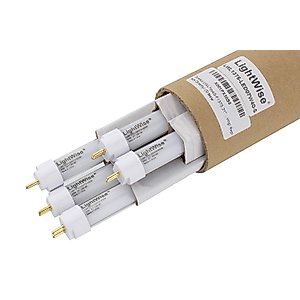 Lightwise LWL7W40-F13T5 21" Direct Replacement Led Tube, 7-Watt, White, 4000K, Set of 5