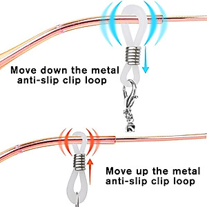 ONESING 4 Pcs Eyeglass Chains for Women Eyeglasses String Holder Glasses Strap Eyewear Chain Glasses Cord Lanyard Gift