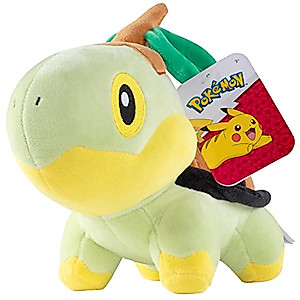 Pokémon 8" Turtwig Plush - Officially Licensed - Diamond and Pearl Starter Figure - Authentic Soft Stuffed Animal Toy - Valentine's Day & Easter Basket Stuffer Gift for Kids, Boys, Girls - 2+