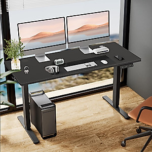 SMUGDESK.COM Mobile Laptop Desk Sit-Stand Desk Adjustable Height Laptop Desk Cart Ergonomic Table Small Standing Desk with Pneumatic Height Adjustments (Obsidian)