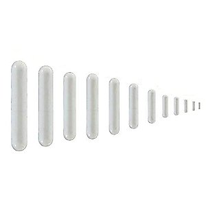 12pcs PTFE Magnetic Stirrer Mixer Stir Bar Spinbar White Color