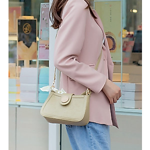 GOPHRALOVE Stylish Small Cute Clutch Shoulder Purse with Zipper for Woman (Light Green)