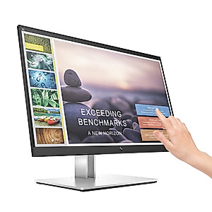 HP E24t G4 23.8" LCD Touchscreen Monitor - 16:9-5 ms GTG (OD),Black, Silver