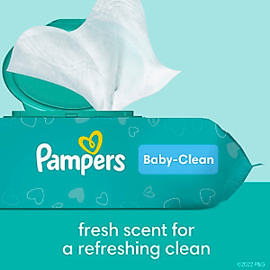 Pampers Baby Wipes Baby Fresh Scented 9X Pop-Top Packs 720 Count