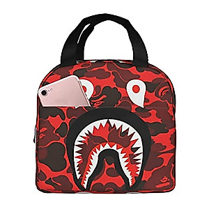 Lunch Bags Leakproof Insulated Lunch Tote Bag thermal insulation 4 hours Women Men Picnic Red