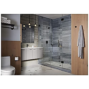 Kohler 23529-2MB Parallel Robe Hook, Vibrant Brushed Moderne Brass