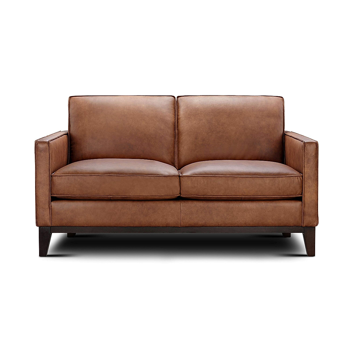Pimlico 100% Top Grain Leather Loveseat