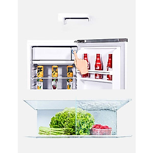 Compact Refrigerator Fresh Freezer 1 Door 72 Liter Compact Cooler Warmer Thermoelectric Mini Fridge for Bedroom Office Car Dorm Kids Cosmetics - Portable Can Cooler Skincare Fridge