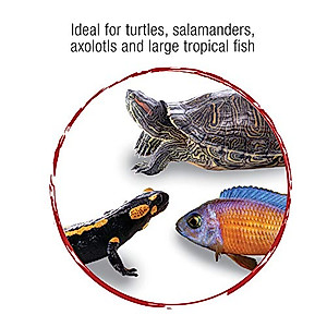 Zilla Reptile Food Munchies River Shrimp for Turtles, Salamanders, Axolotls, and Large Tropical Fish, 2-Ounce