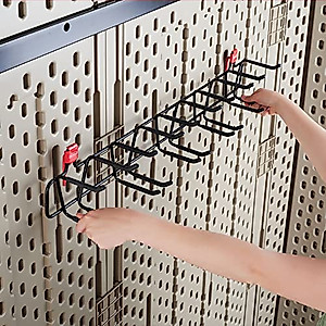 Rubbermaid 34 Inch Heavy Duty Backyard Garden Tool and Sports Equipment Storage Rack for Sheds
