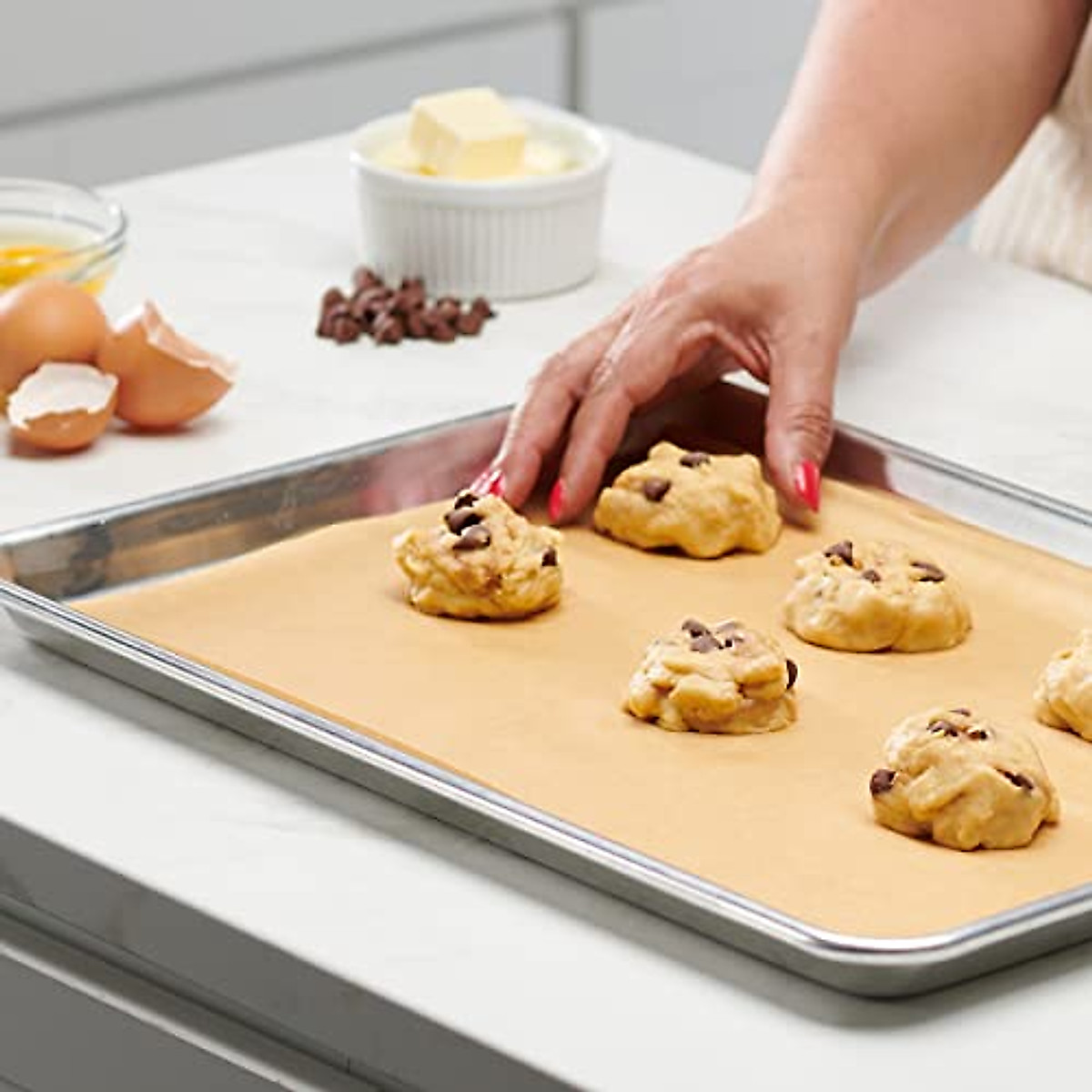 Baking Parchment Paper - Non-Stick Parchment Paper Roll for Baking & Cooking - Kraft (15in. x 200 ft. (Roll))