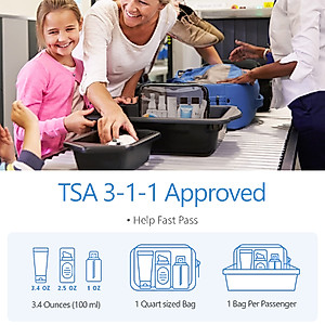 PACKISM Clear Makeup Bags - Well-made Clear Toiletry Bags for Traveling, Water-resistant Tsa Approved Toiletry Bag with Zipper Holds Small Items for Organization Fit Travel Essentials, Black Brown