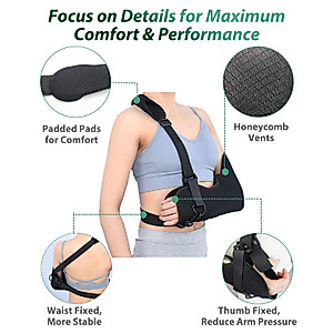 Kids Arm Sling, Multiple Fixed Design, Fashion Medical Arm Support, Comfort, Right & Left Child Arm Slings for Shoulder, Elbow, Wrist Injury, Adjustable for Girl & Boy