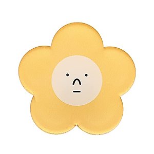 ONLYOU Phone Grip Holder Hand Ring Stand Griptok Korea iPhone Case Smartphone Flowers Funny Cute Fall Prevention (Yellow)