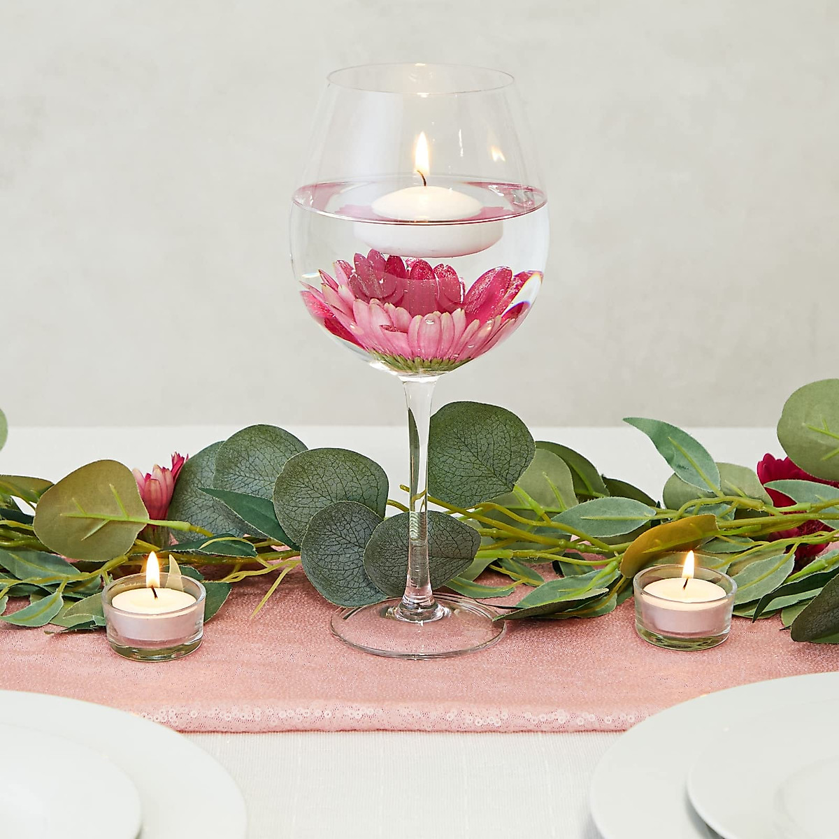 Juvale 25oz Oversized Giant Wine Glass with Stem That Holds a Whole Bottle of Wine, Oversized Wine Glass for Champagne, Mimosas, Holiday Parties, Novelty Birthday Gift (750ml)