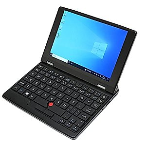 7.0 Inch Touch Screen Ultra Light Mini Laptop, for J4105 High Speed CPU, 12GB RAM 64GB ROM Notebook Computer, Dual Band WiFi, 2 X USB3.0, 2MP 30fps HD Front Camera,BT4.2 (12G+1T US Plug)