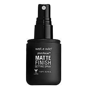 Wet n Wild Photo Focus Matte Finish Setting Spray for Makeup, Long Lasting Vegan, Cruelty Free Makeup Primer and Spray 1.52 Fl Oz
