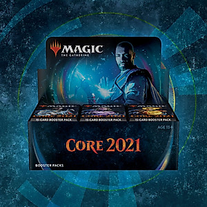 Magic: The Gathering Core Set 2021 (M21) Draft Booster Box | 36 Booster Packs (540 Cards) | Latest Set