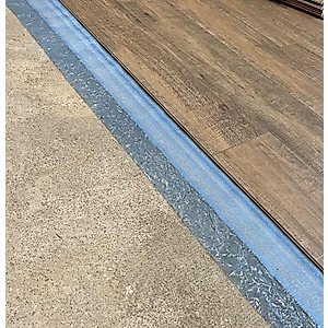 3in1 Vapor Barrier Flooring Underlayment w/Overlap and pre-Attached Tape Strip - Bestlaminate- 2mm - 100sq.ft roll