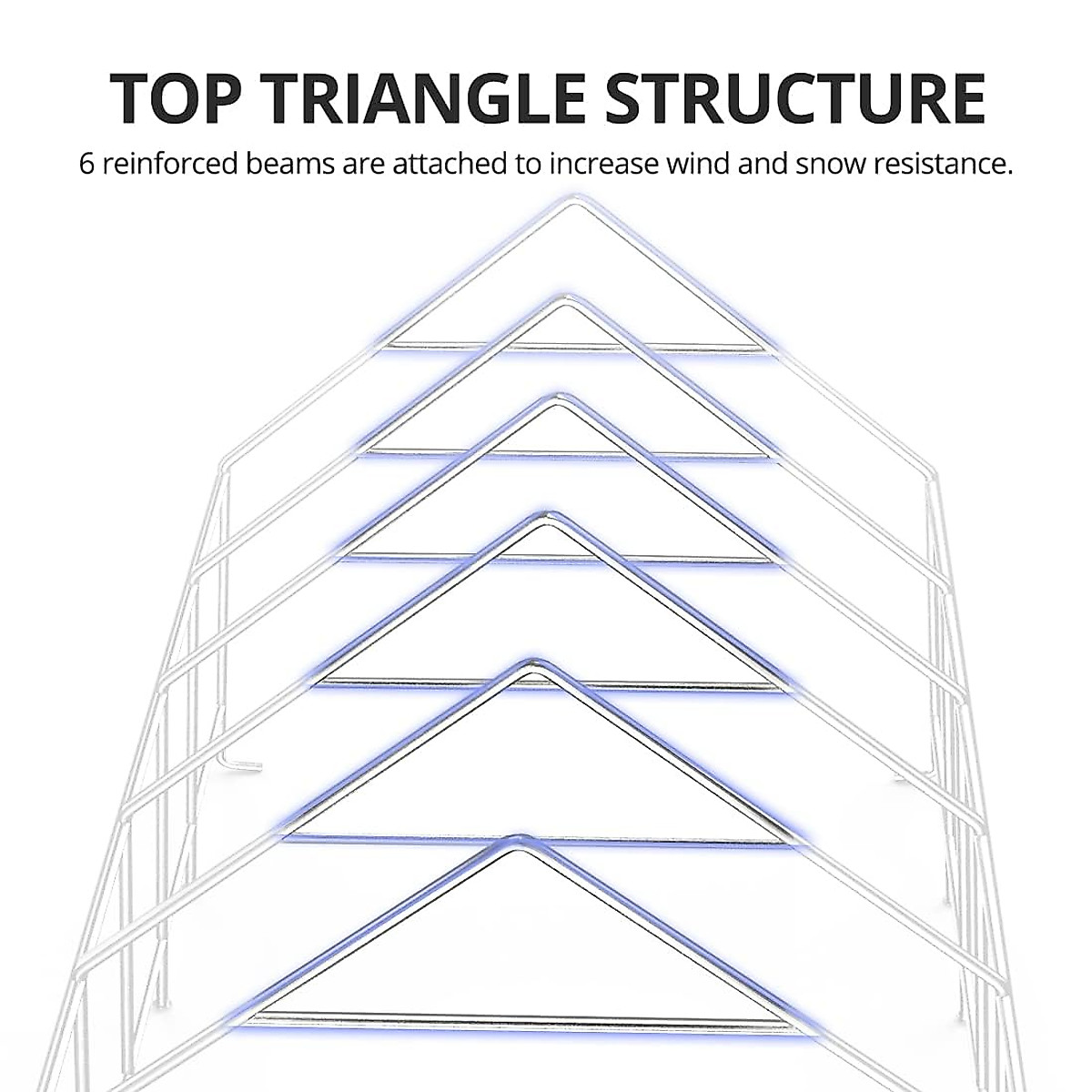 KING BIRD 13' x 20' x 12' Heavy Duty Anti-Snow Carport for SUV, Full-Size Truck and Boat, Outdoor Car Canopy Boat Shelter with Reinforced Ground Bars-Dark Gray
