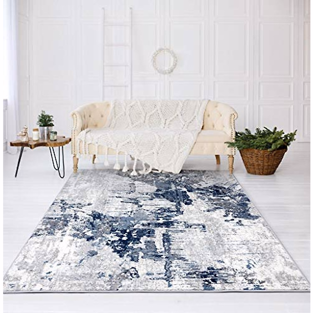 LUXE WEAVERS Abstract Area Rug, 106 Blue 8x10