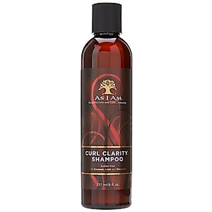 As I Am Curl Clarity Shampoo - 8 ounce - with Coconut, Amla & Tangerine - Gently Cleanses Curly Hair - Vegan & Cruelty Free - Sulphate Free - Parabens Free - Phthalate Free