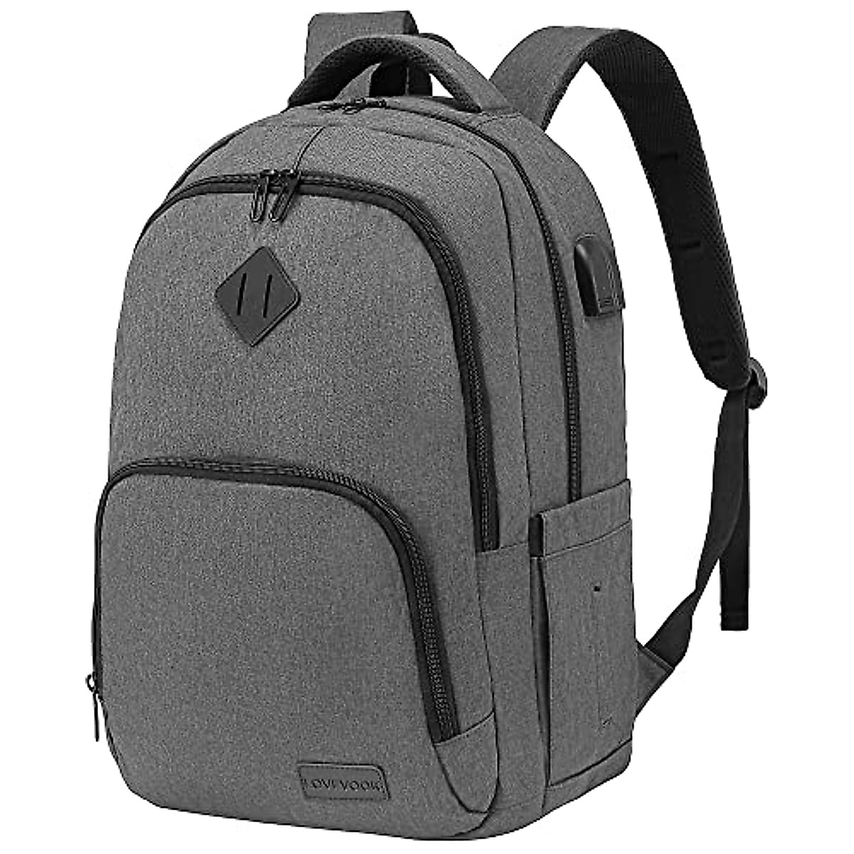 LOVEVOOK Laptop Backpack for Women Men, Classical Laptop Bag with Laptop Compartment for Work Travel, Fashion Daypack, Fit 15.6" Laptop