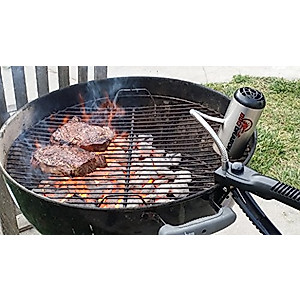 BBQ Dragon Charcoal Starter and Grill Lighter Fan Bundle Chimney of Insanity Charcoal Starter - The Fastest and Easiest Charcoal Chimney Starter for BBQ Grills