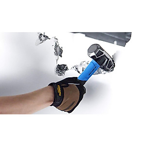 REAL STEEL 0508 Rubber Grip Forged Jacketed Graphite Drilling Sledge Hammer for Striking 3 lb