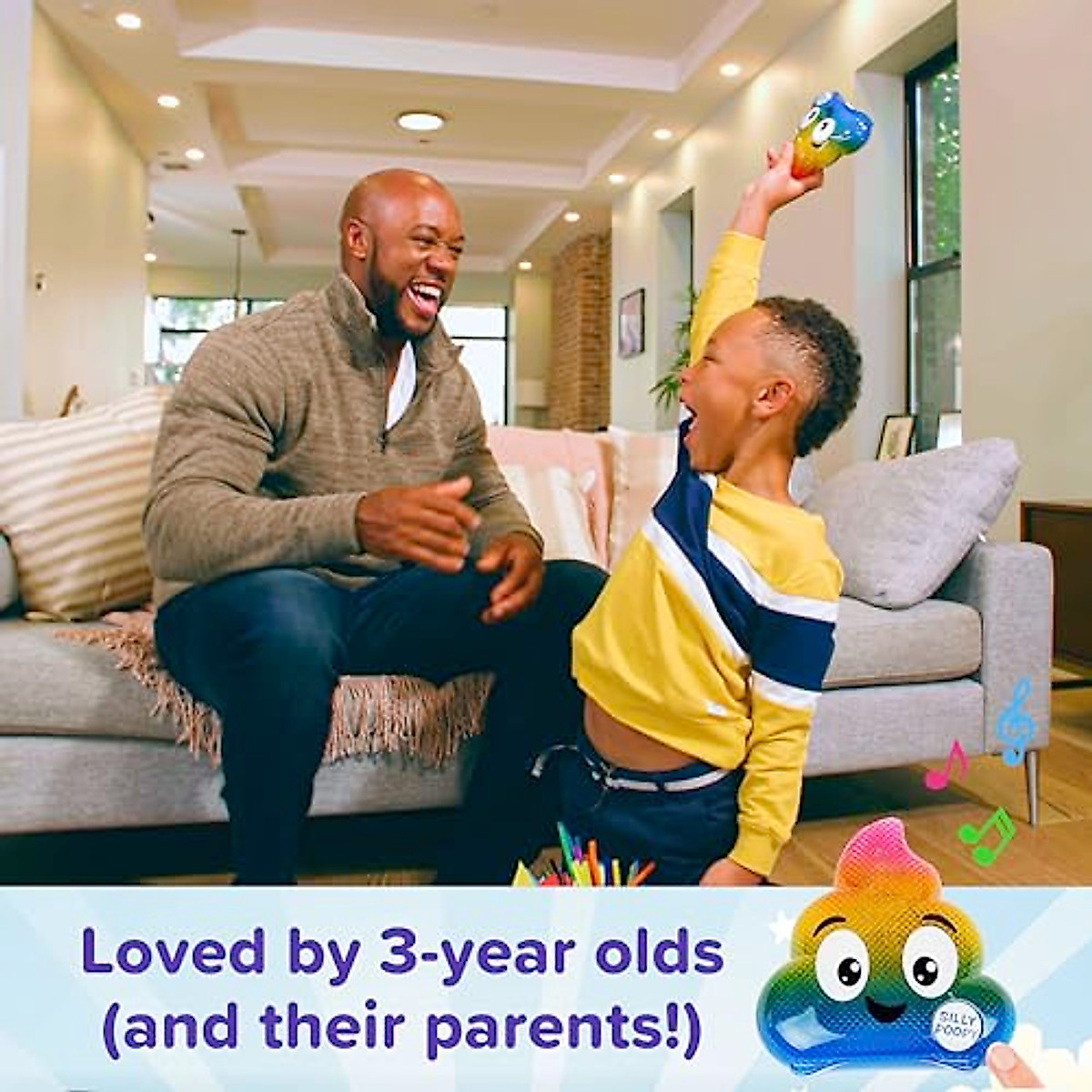 WHAT DO YOU MEME? Silly Poopy's Hide & Seek - The Talking, Singing Rainbow Hide & Seek Toy - Learning Toys for Toddlers 3-4 Years, Toddler Travel Toys, Hide and Seek Toys for Kids by Relatable