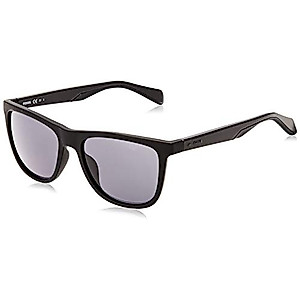 Fossil Men's Male Sunglass Style FOS 3086/S Rectangular, Matte Black, 55mm, 18mm