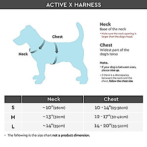 Gooby - Active X Head-in Harness, Choke Free Small Dog Harness with Synthetic Lambskin Soft Strap, Orange, Large