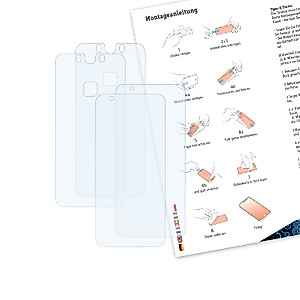 Bruni Screen Protector compatible with Gigaset ME Pro Protector Film, crystal clear Protective Film (Set of 2)