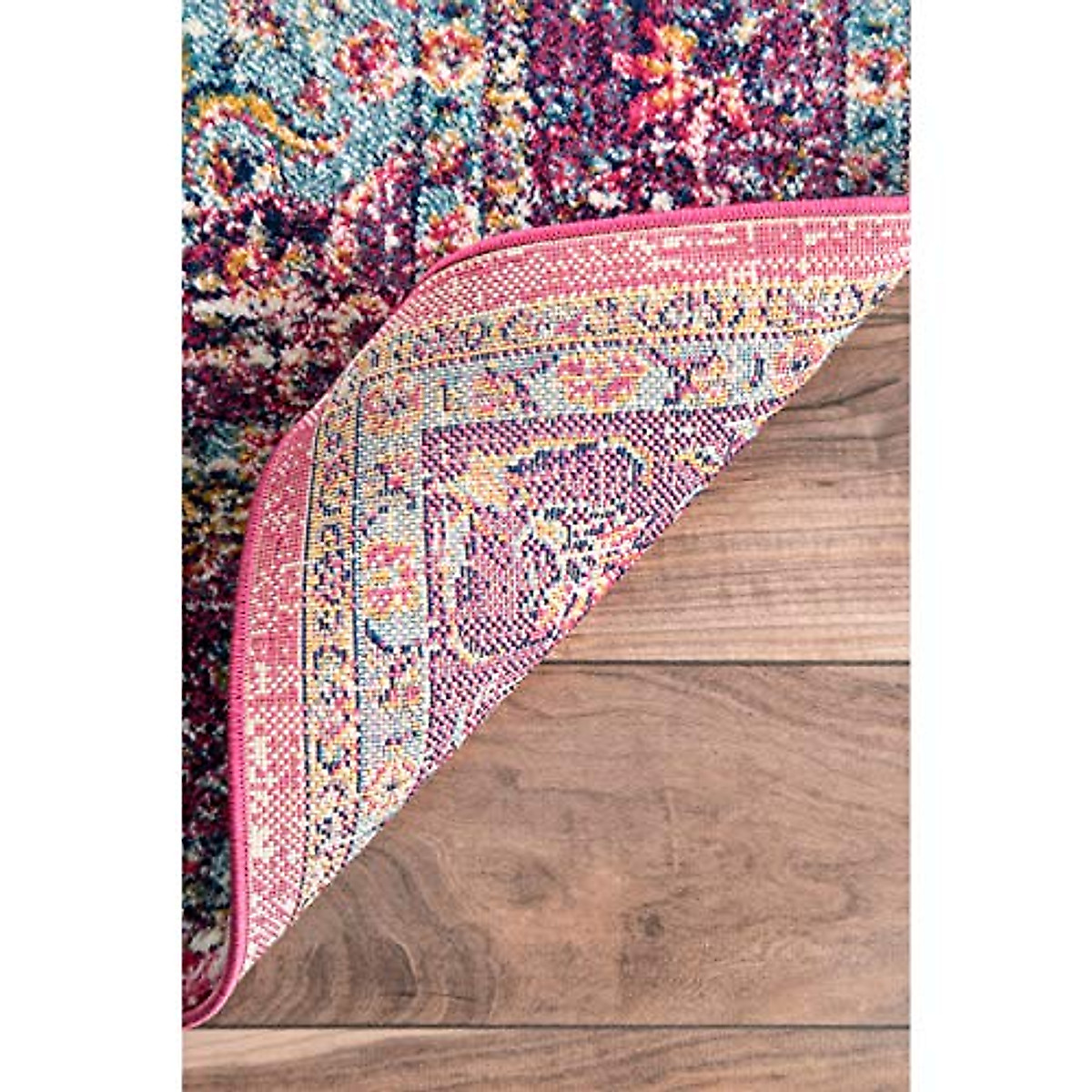 NuLOOM Verona Vintage Persian Area Rug, 4' x 6', Pink